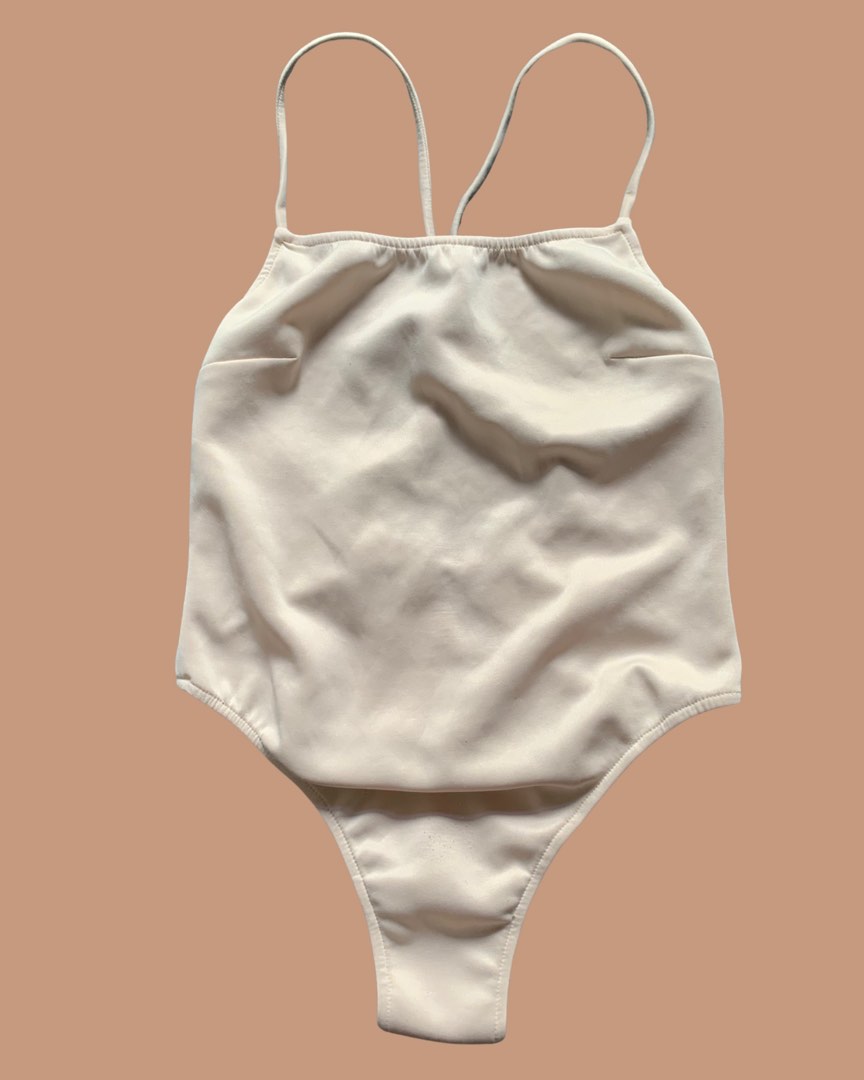 Skin Tone One Piece, Women's Fashion, Swimwear, Bikinis & Swimsuits on ...