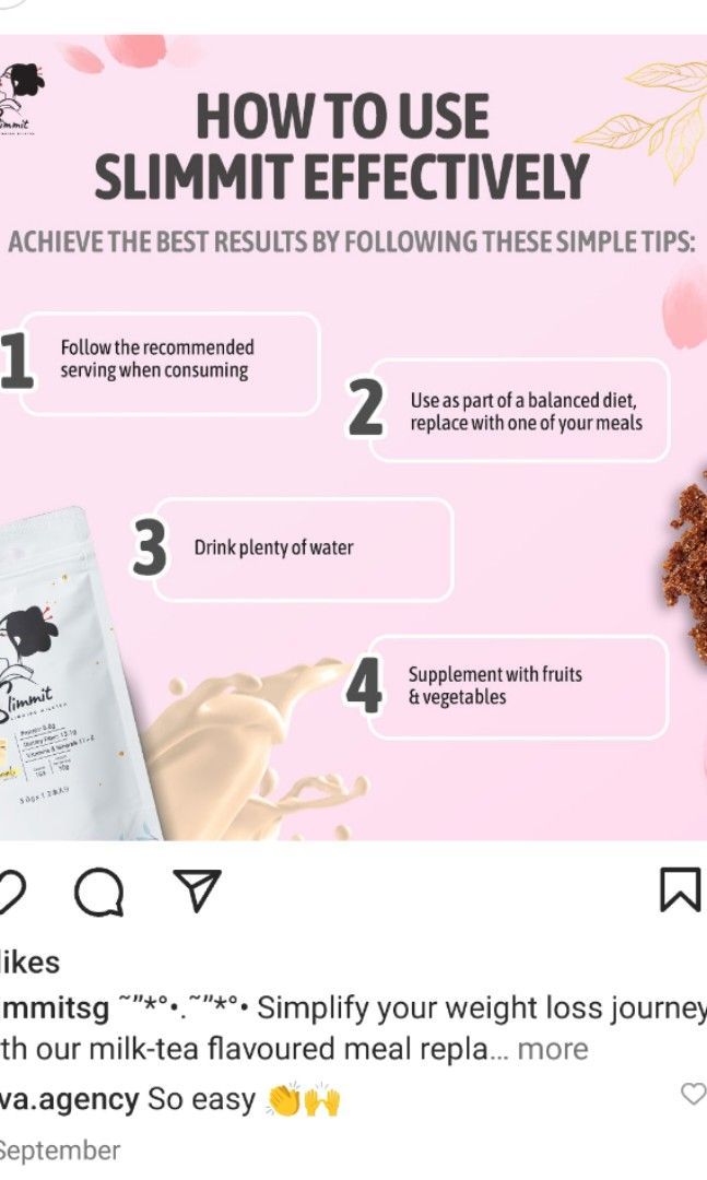 SLIMMIT MILK TEA, Food & Drinks, Beverages on Carousell