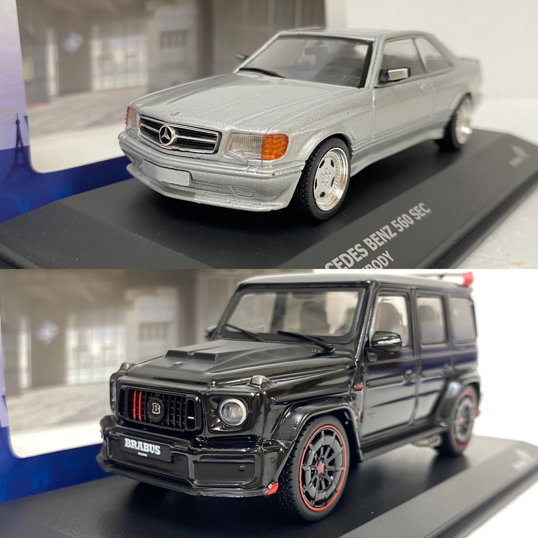 Solido 1:43 Mercedes Benz 560 SEC / Brabus Rocket 900 G class 模型車, 興趣及 ...