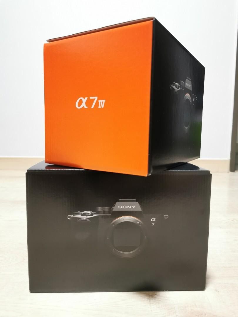 Sony A7 IV / A7M4 / A74 - Body + box, Photography, Cameras on Carousell