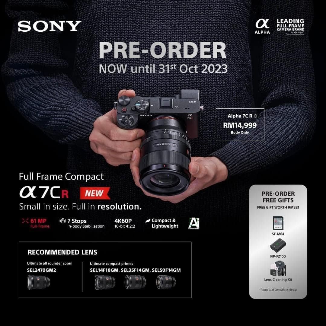 Sony A7cr / A7CR Body (Pre-Order), Photography, Cameras on Carousell
