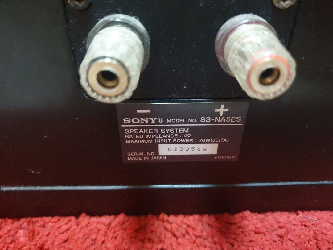 Sony SS-NA5ES audiophile Speakers, Audio, Soundbars, Speakers ...