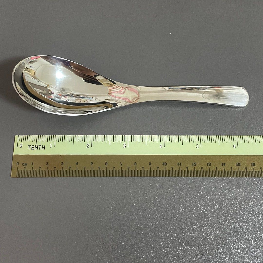 Soup serving spoon (sus 304), Furniture & Home Living, Kitchenware ...