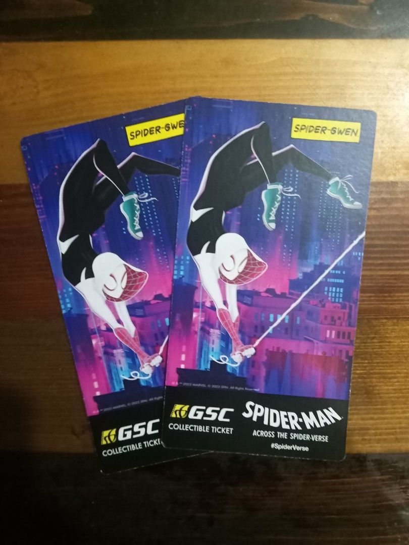 Spiderman Across the Spiderverse GSC 2x Reversible Collectible Cards ...