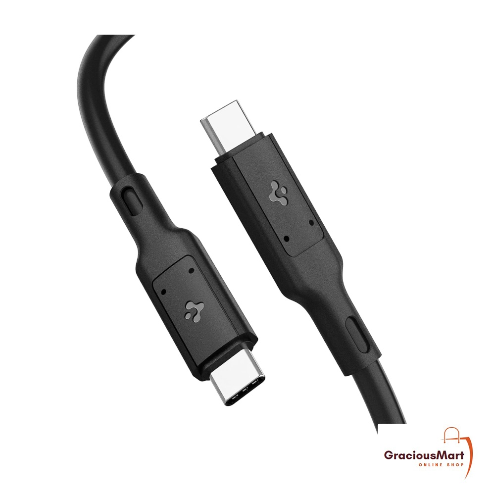 Spigen USB-C to USB-C Cable, Thunderbolt 4 Cable, 100W Charging 40Gbps ...