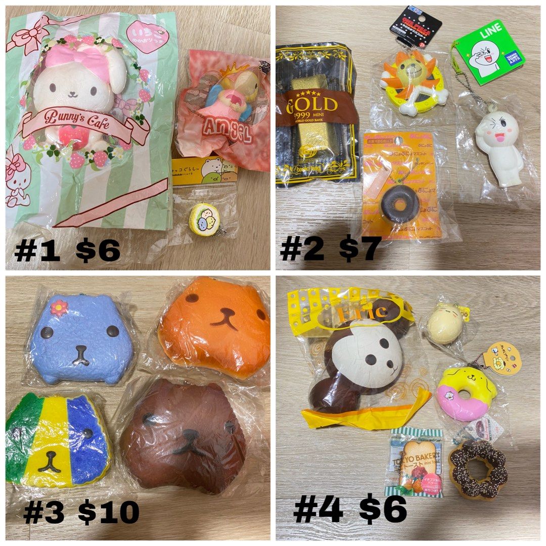 Squishy Grab bag clearance, Hobbies & Toys, Toys & Games on Carousell