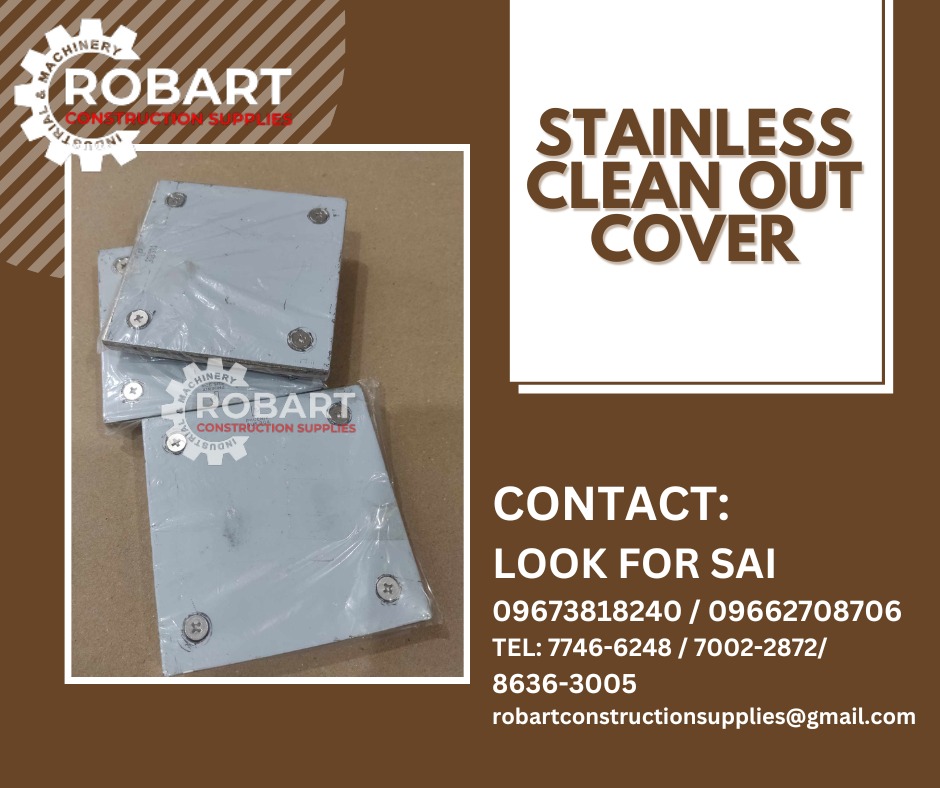 Stainless Clean Out Cover, Commercial & Industrial, Construction Tools ...