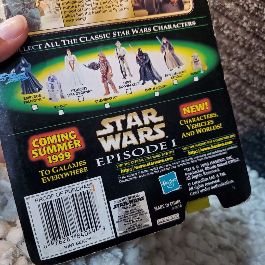 Starwars the power of the force AUNT BERU Action Figure, Hobbies & Toys ...