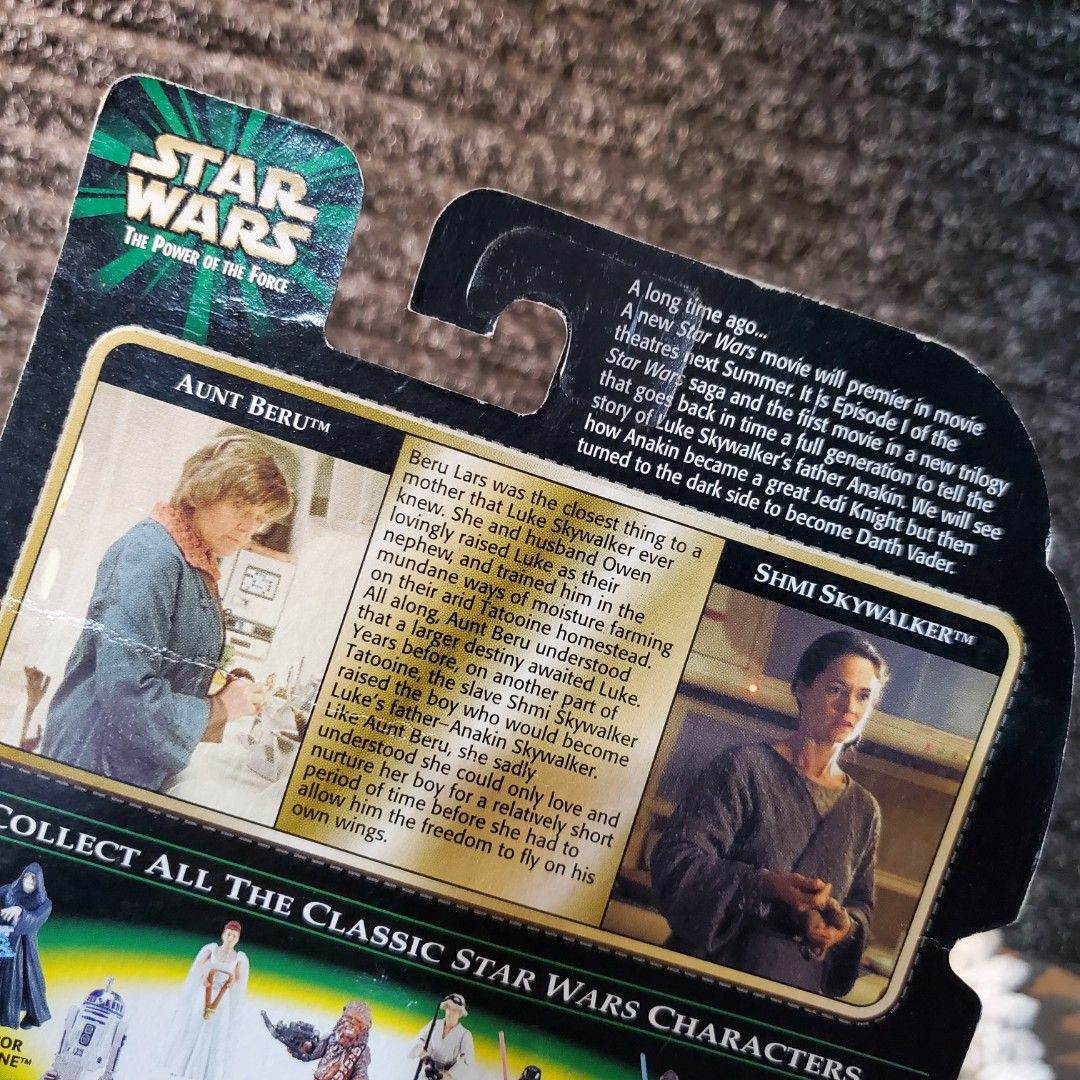 Starwars the power of the force AUNT BERU Action Figure, Hobbies & Toys ...