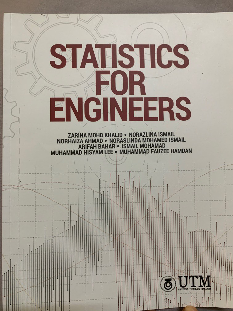 Statistics for engineers utm, Hobbies & Toys, Books & Magazines ...