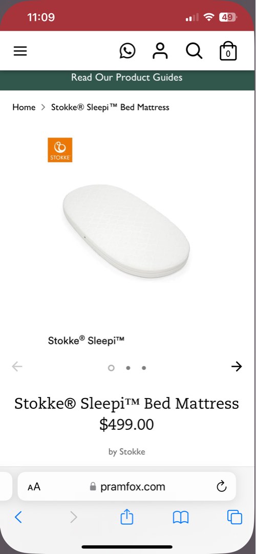 STOKKE SLEEPI V2 MATTRESS OVAL, Babies & Kids, Baby Nursery & Kids ...
