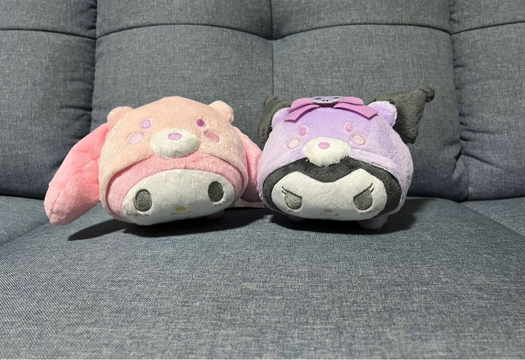 Super cute! Authentic Toreba Japan Bear costume purple pink Kuromi My ...