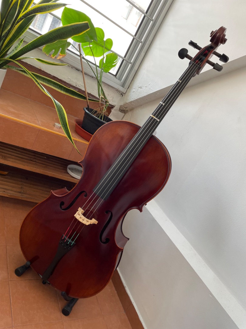 Synwin Handmade Model Cello Outfit (SVC5001), Hobbies & Toys, Music ...