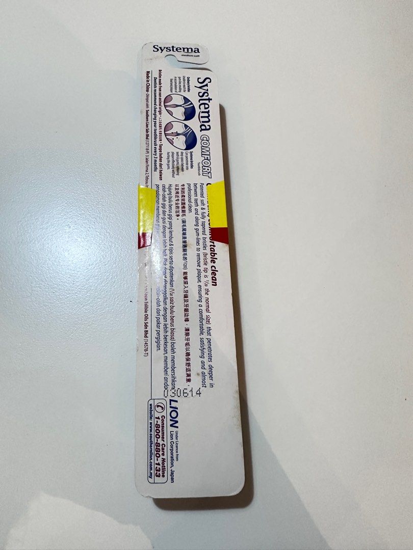 Systema Medium Soft 0.02mm Super Slim Bristles Toothbrush, Beauty ...