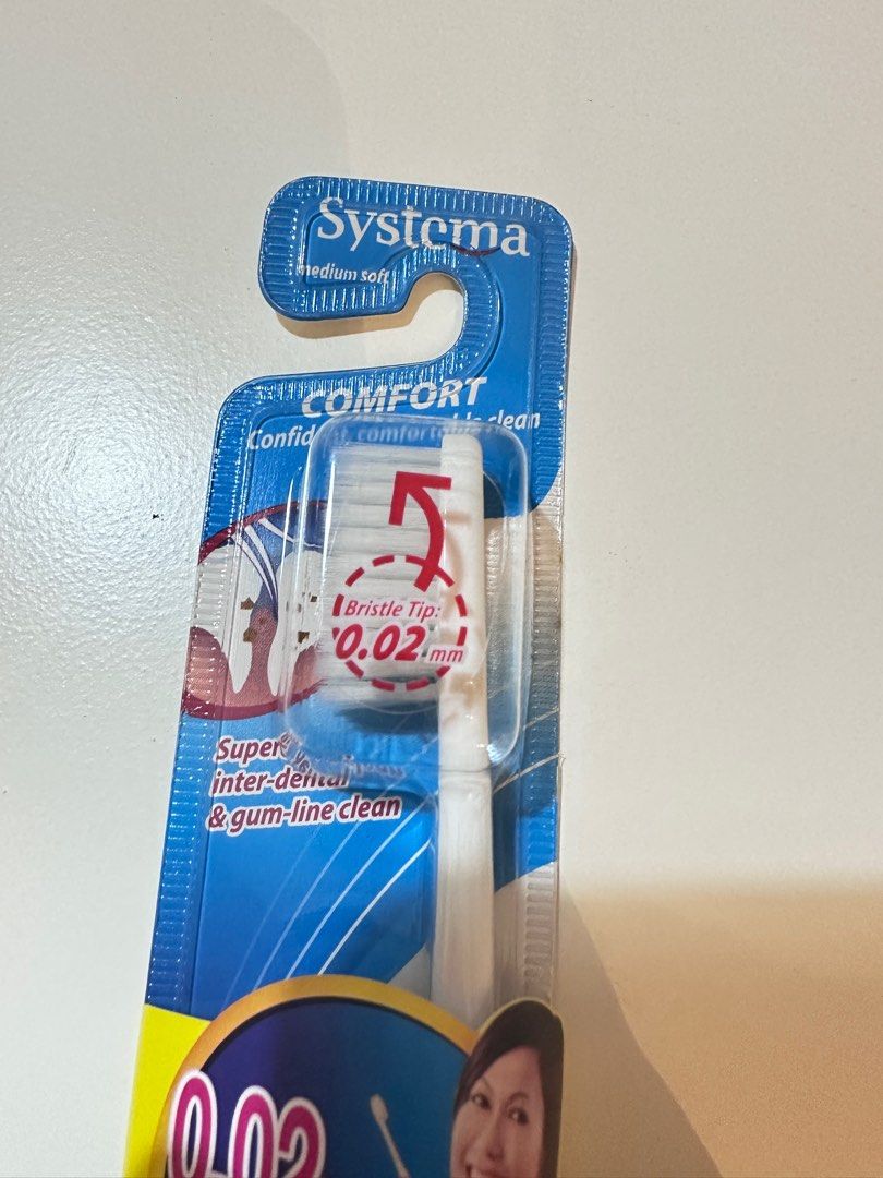 Systema Medium Soft 0.02mm Super Slim Bristles Toothbrush, Beauty ...
