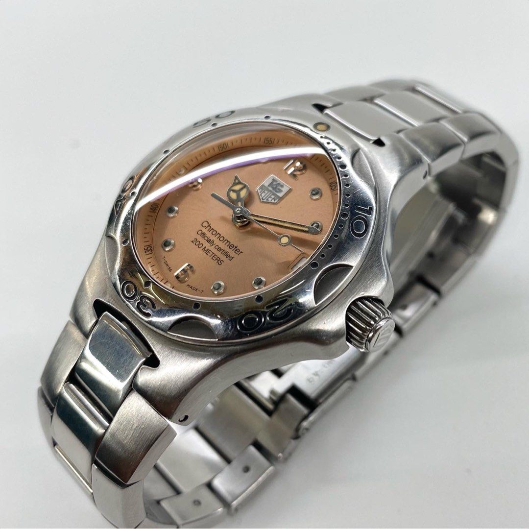TAG Heuer Kirium Chronometer 200m Salmon Dial, Barang Mewah, Jam Tangan ...
