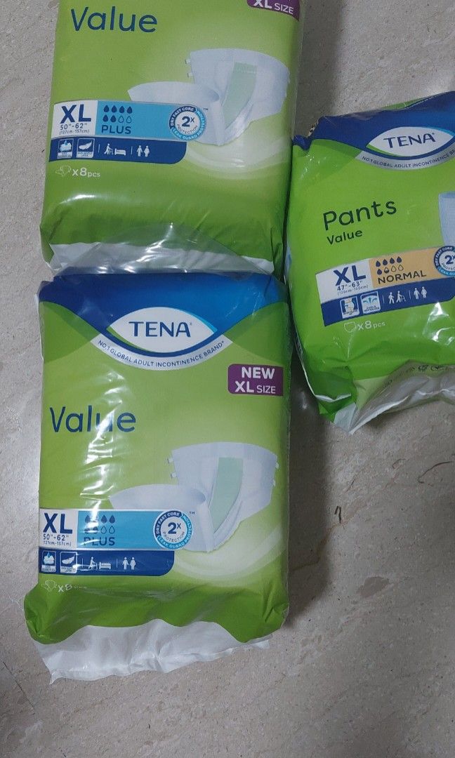 Tena Adult Diapers (For Blessing), Health & Nutrition, Assistive ...