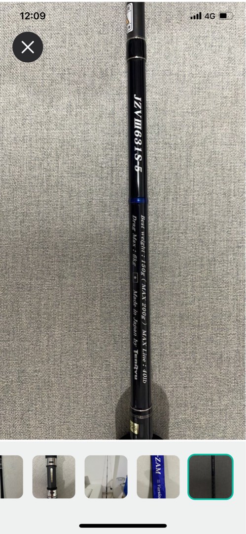 Tenryu jig zam version 3 pe 4 jigging rod # not yamaga # rippler fisher ...