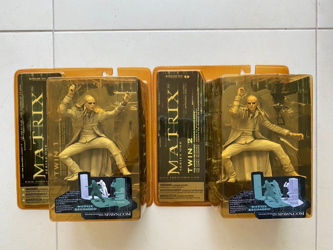 The Matrix Series One Twin 1 & 2, Hobbies & Toys, Toys & Games on Carousell