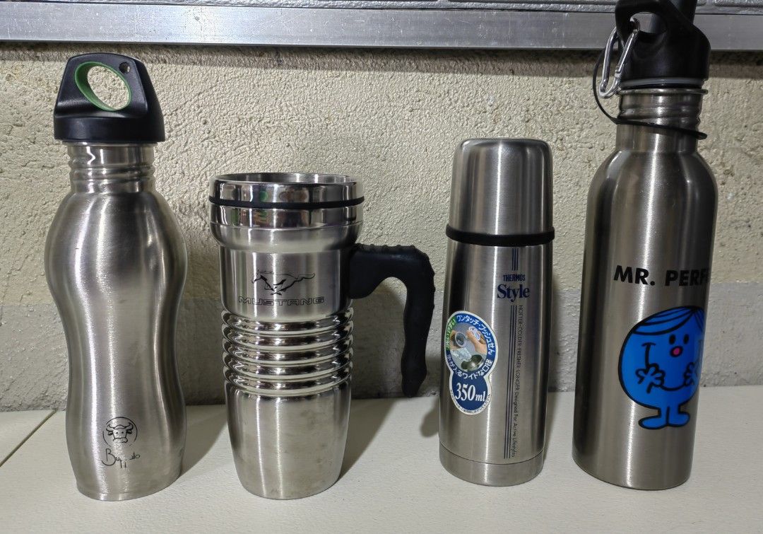 Thermos, buffalo, mustang, mr perfect stainless water tumbler ...