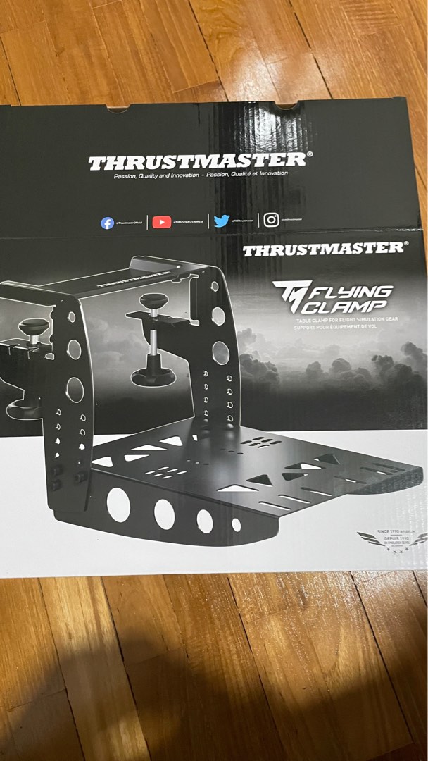 Thrustmaster flying clamp, Video Gaming, Gaming Accessories ...