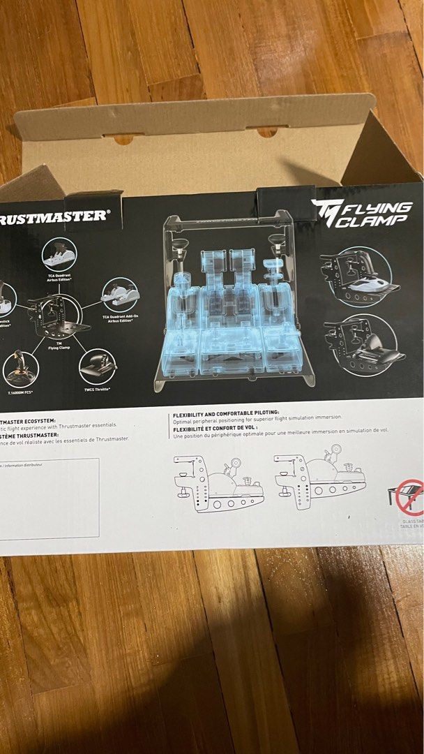 Thrustmaster flying clamp, Video Gaming, Gaming Accessories ...