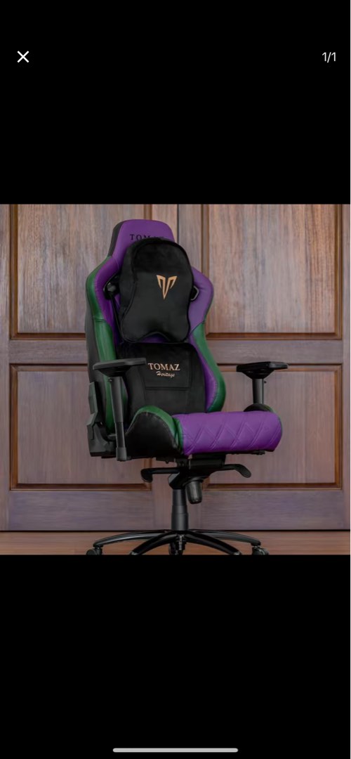 Tomaz Gaming Chair Troy Joker, Furniture & Home Living, Furniture, Chairs on Carousell