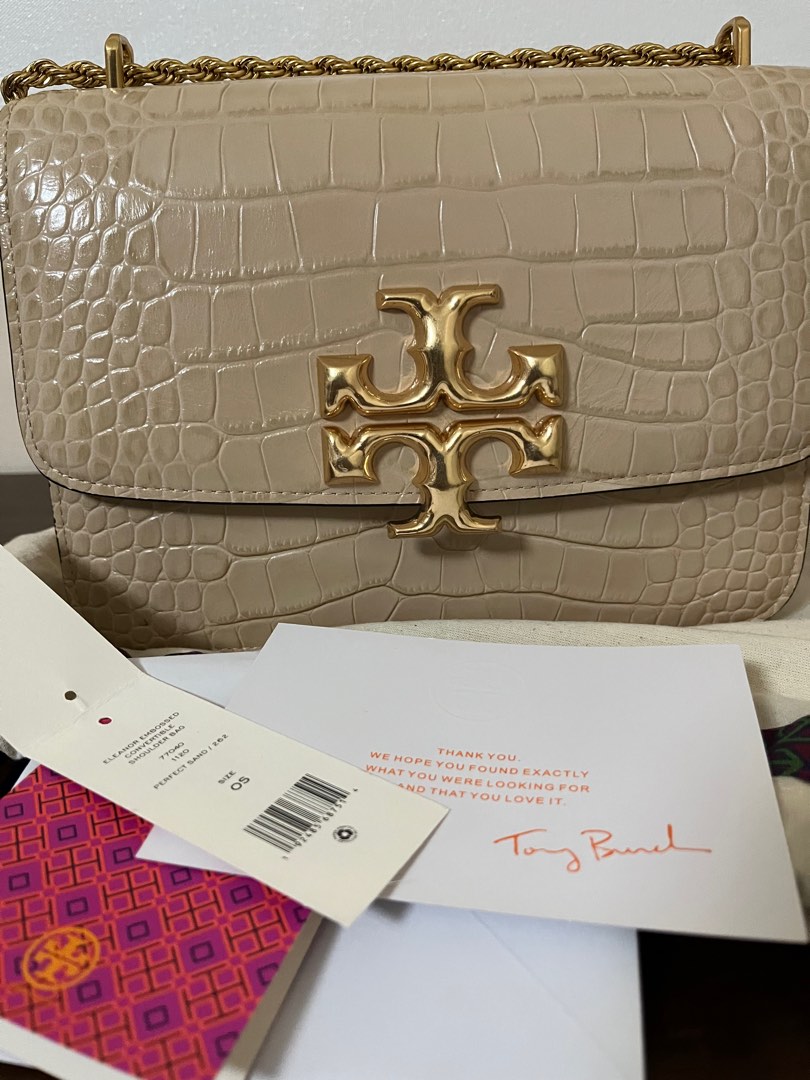 Tory Burch Eleanor Embossed, Luxury, Bags & Wallets on Carousell