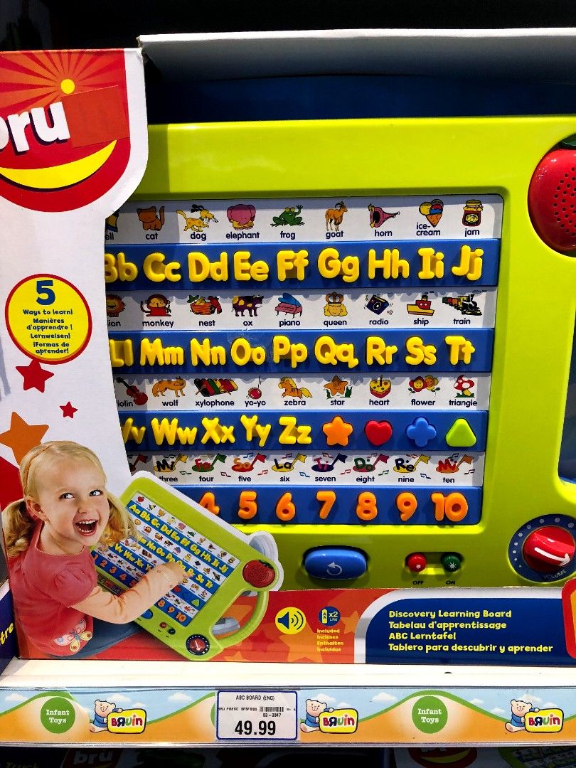Toys R Us Alphabets & Numbers Learning Toy, Hobbies & Toys, Toys ...