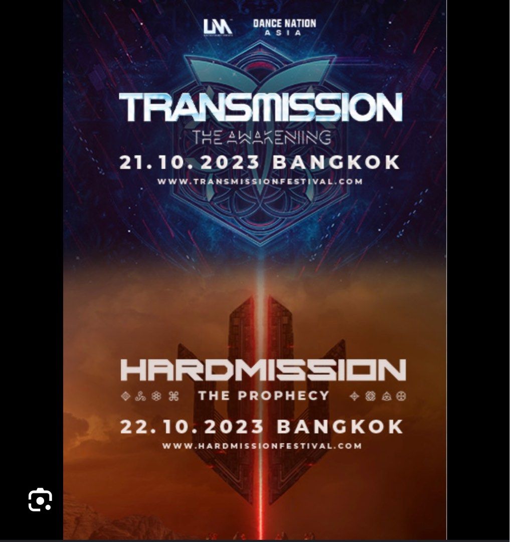 Transmission + Hardmission 2023 BKK (GA), Tickets & Vouchers, Event ...