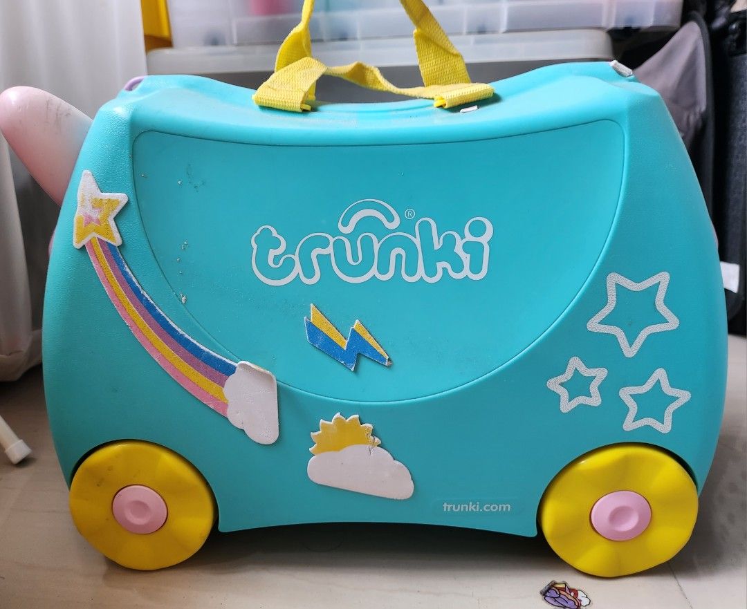 Trunki Luggage light blue, Babies & Kids, Babies & Kids Fashion on ...