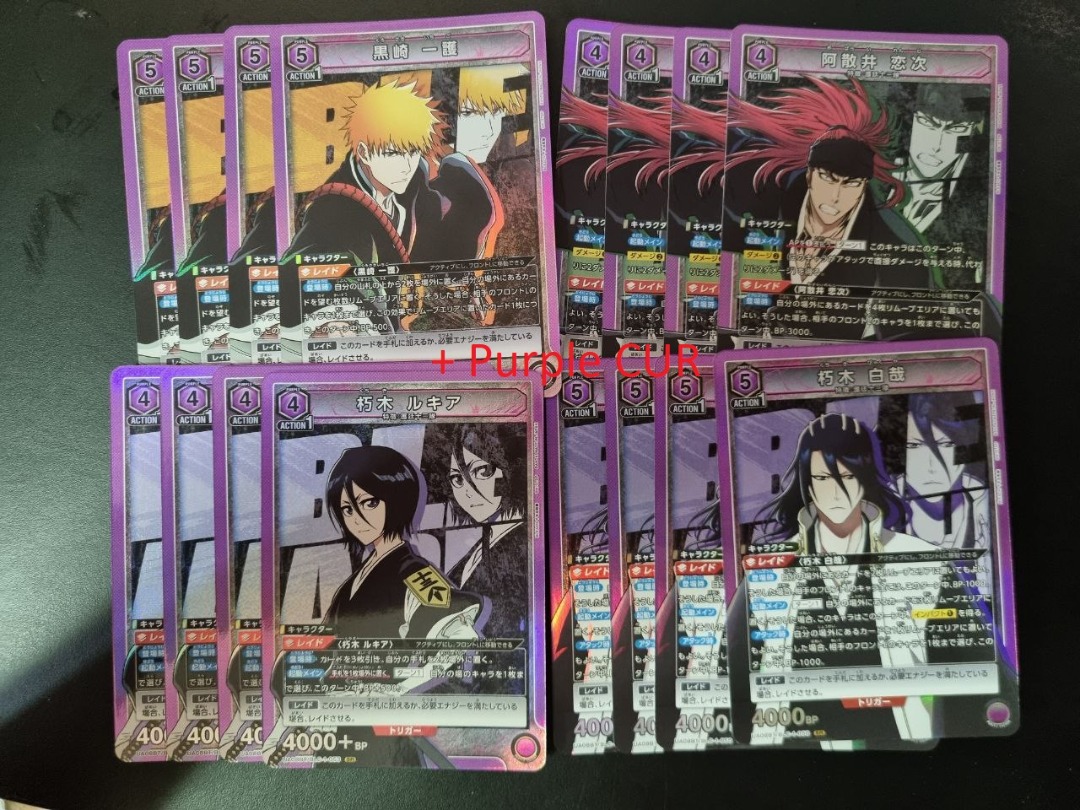 Union Arena Bleach Purple Playset, Hobbies & Toys, Toys & Games on ...