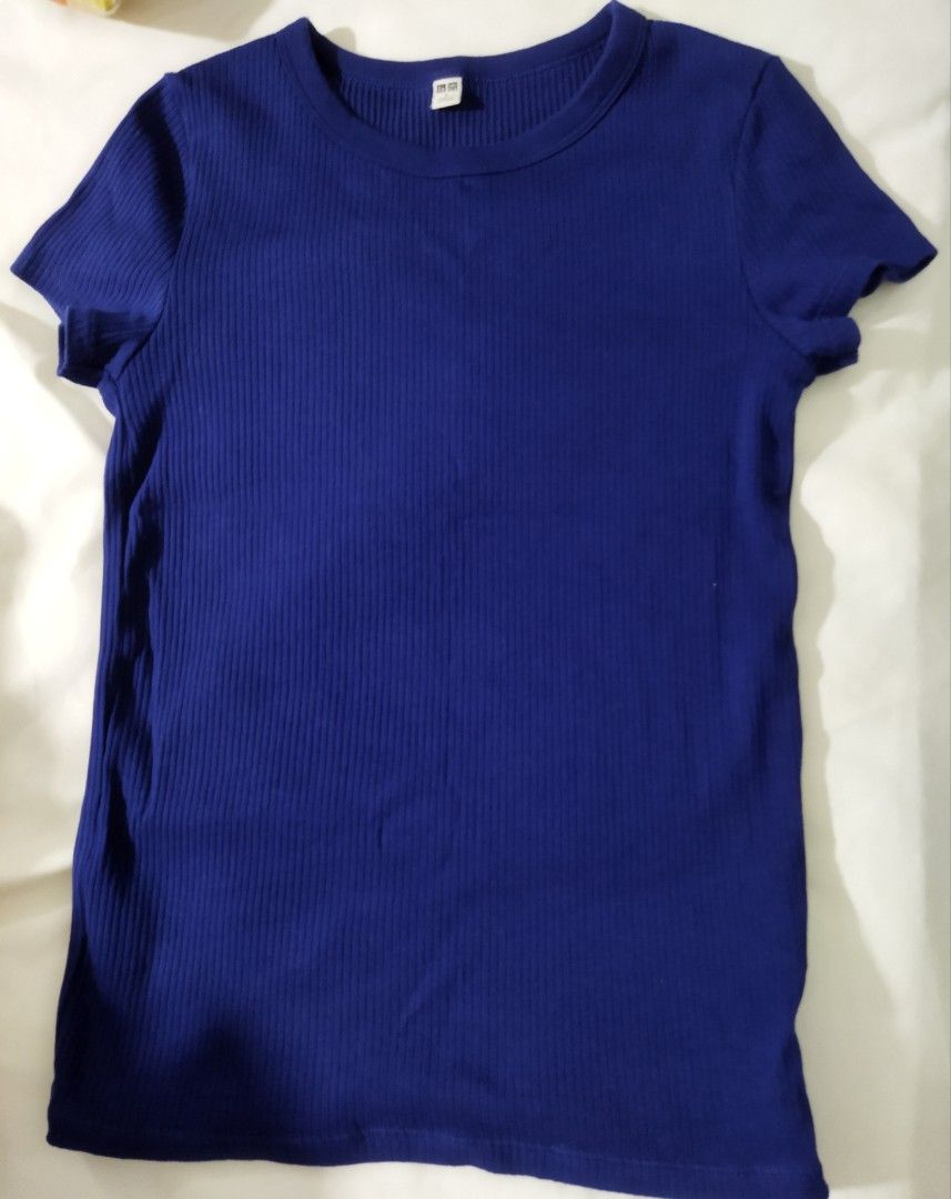 Uniqlo ribbed tees, Women's Fashion, Tops, Blouses on Carousell