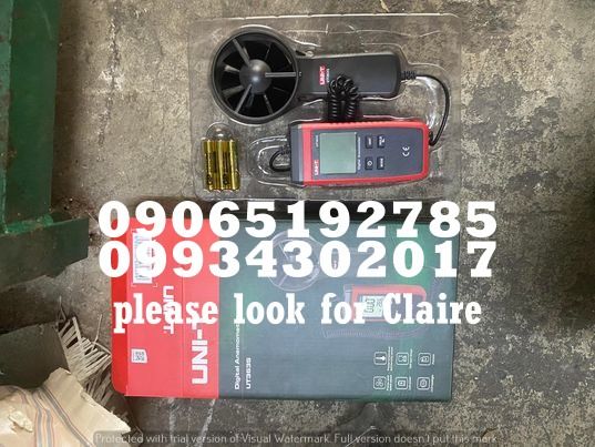 UNI-T UT363S Digital Anemometer, Commercial & Industrial, Construction ...