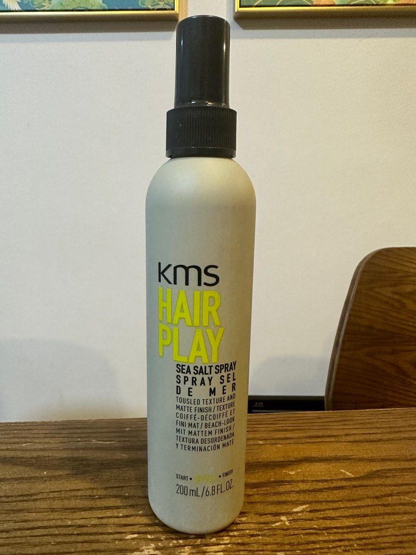 [Unused] KMS Hair Play Sea Salt Spray, Beauty & Personal Care, Hair on ...
