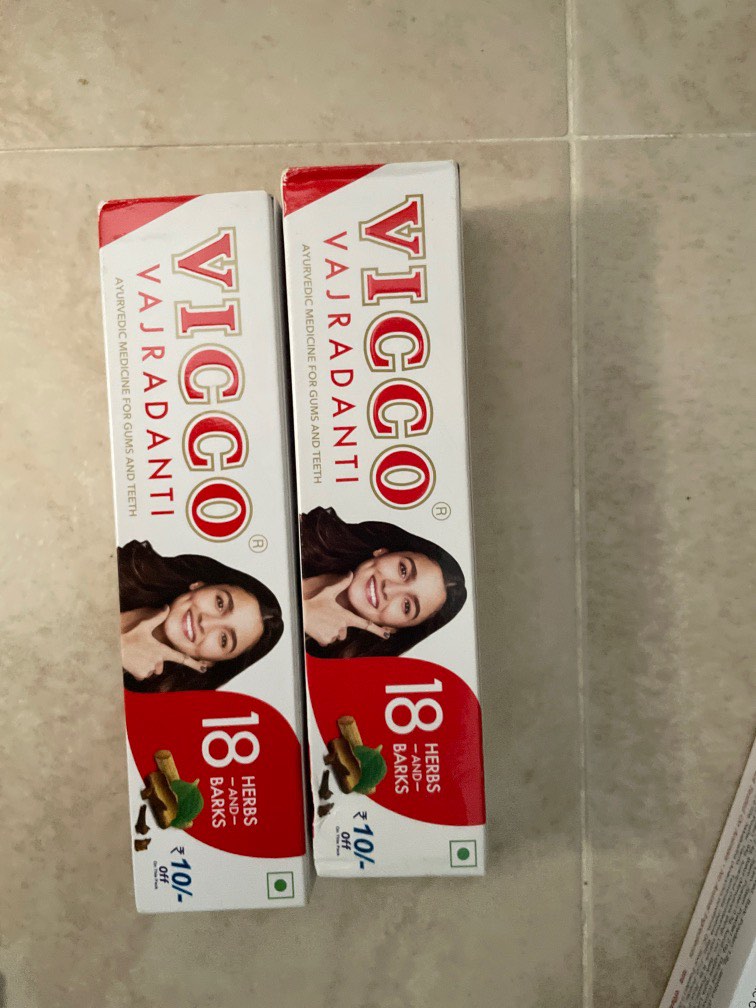 Vicco toothpaste, Beauty & Personal Care, Oral Care on Carousell