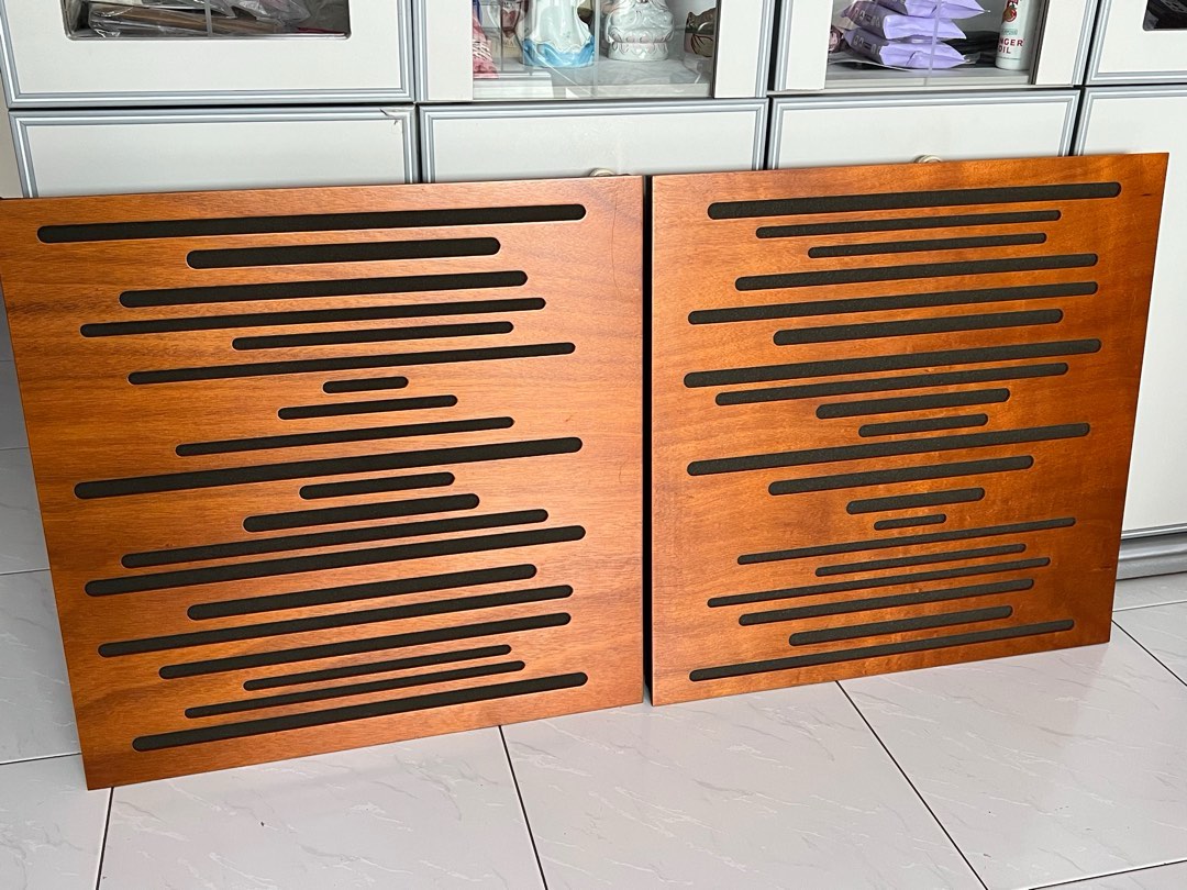 Vicoustic Wavewood sound absorber diffuser, Audio, Other Audio Equipment on Carousell