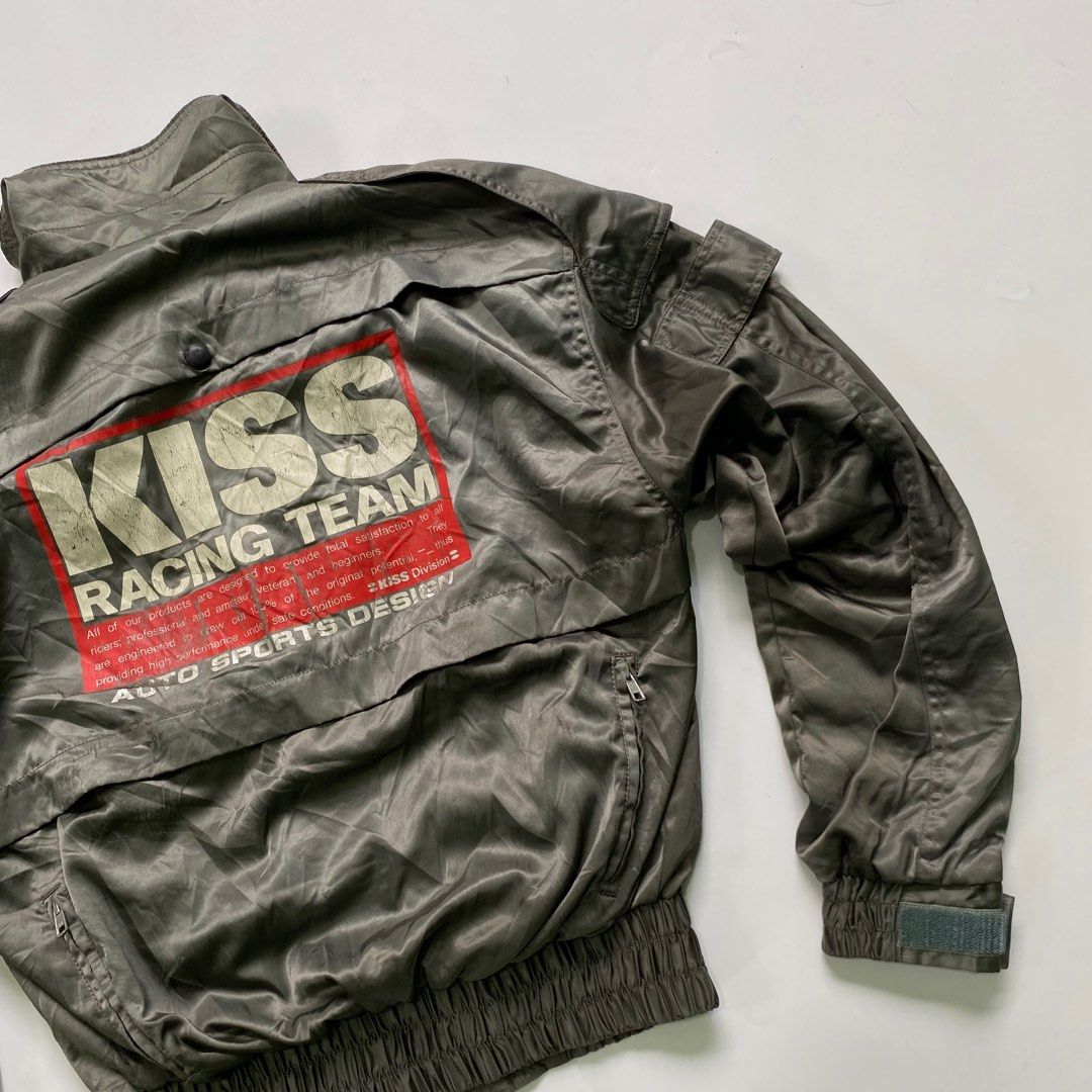 Vintage 80’s Japan KISS Racing Team Moto Sport Racing Jacket, Men's ...