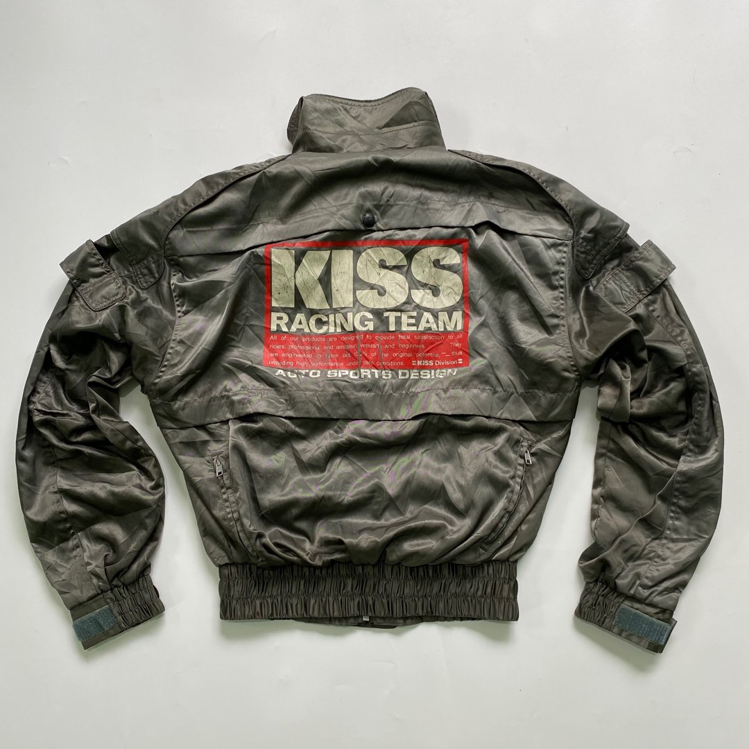 Vintage 80’s Japan KISS Racing Team Moto Sport Racing Jacket, Men's ...