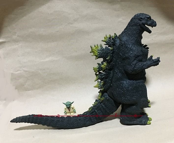 Vintage 90's Godzilla Exo skeleton action figures japanese markings VT ...