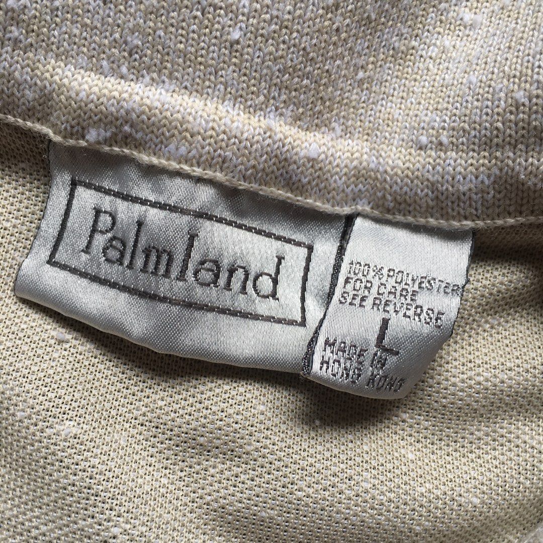Vintage 90s Palmland Knit Polo, Men's Fashion, Tops & Sets, Tshirts ...