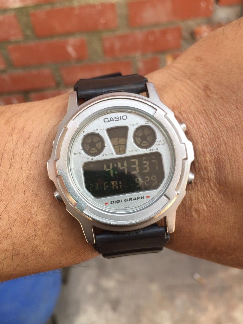Vintage Casio Digi Graph DW-3500, Men's Fashion, Watches & Accessories ...