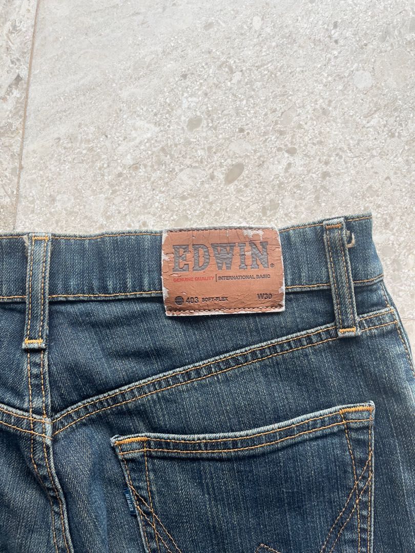 Vintage EDWIN denim jeans, Women's Fashion, Bottoms, Jeans & Leggings ...