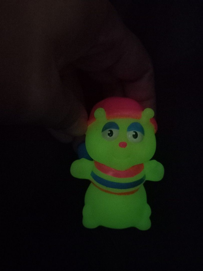 Vintage "Glo Bug" 1986 Playskool Inc Glo Worm Figure Glow In The Dark 3 ...