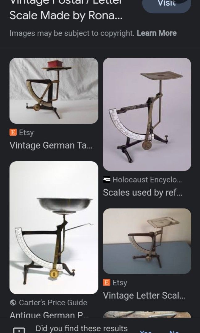 Vintage Pendulum weighing scale Germany, Health & Nutrition, Health ...