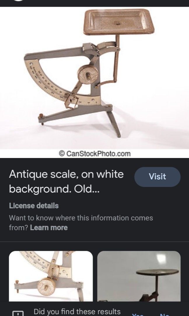 Vintage Pendulum weighing scale Germany, Health & Nutrition, Health ...