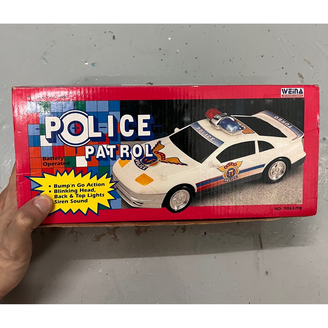 Vintage Police Patrol Car Toy (working), Hobbies & Toys, Collectibles ...