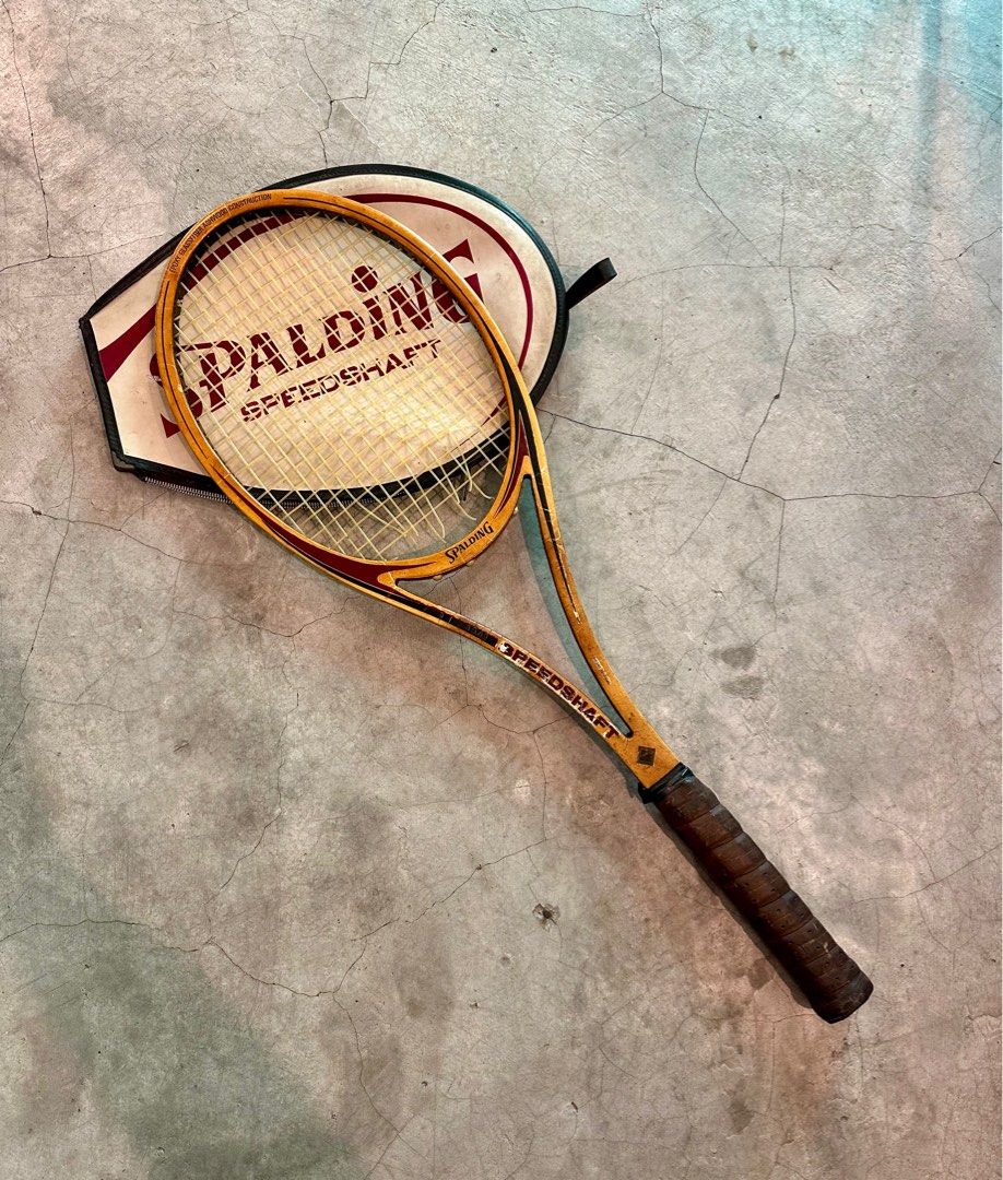 Vintage Spalding tennis racquet, Sports Equipment, Sports & Games ...