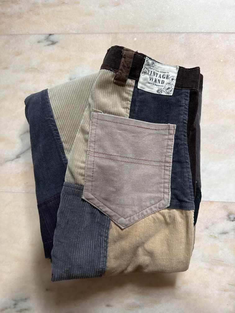 Vintage Wknd Rework/Patch Jeans, Women's Fashion, Bottoms, Jeans ...