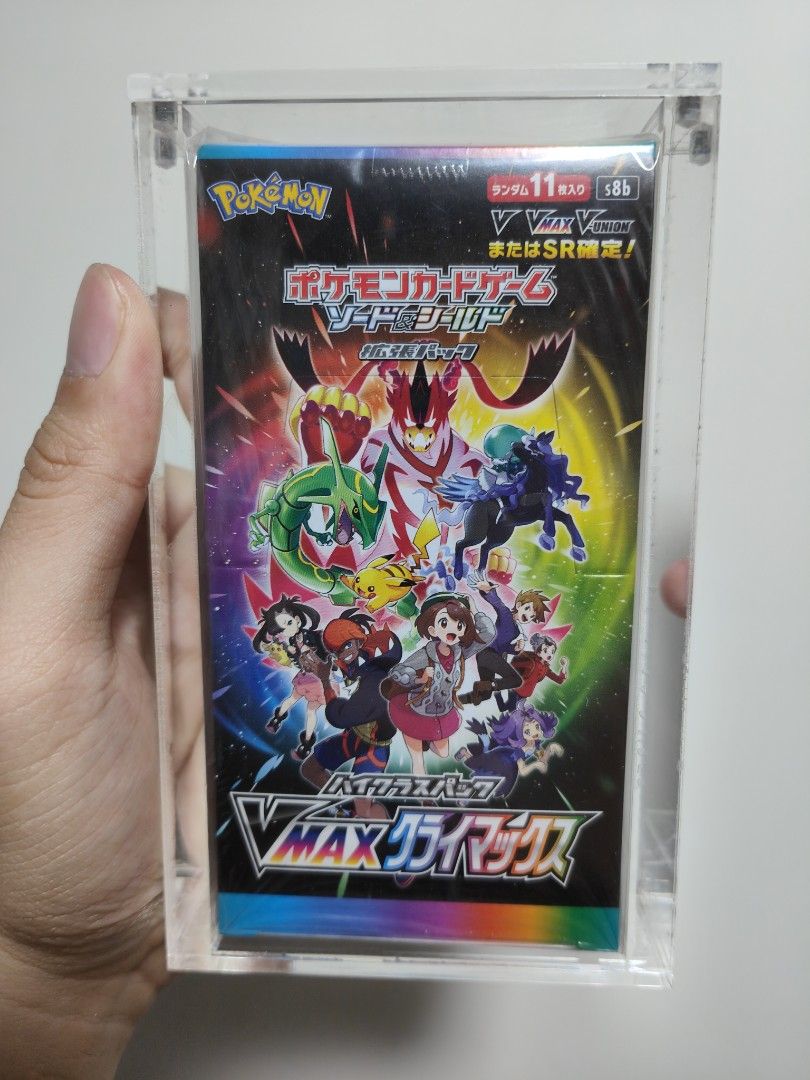 Pokemon Vmax climax s8b Japanese sealed box with acrylic display, Hobbies & Toys, Toys & Games ...